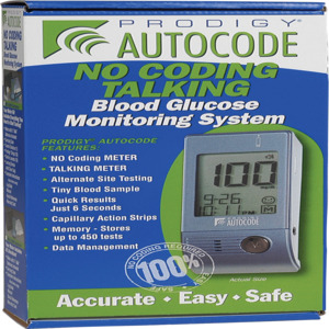 Prodigy Diabetes Care, Llc Prodigy AutoCode Talking Meter DME ...