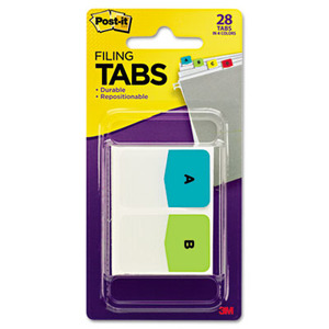 3m Preprinted File Tabs - MMM686ALPHA - Shoplet.com