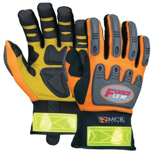 MCR Safety ForceFlex Gloves - HV100L - 127-HV100L - Shoplet.com