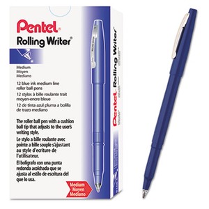 Pentel Rolling Writer Stick Roller Ball Pen - PENR100C - Shoplet.com