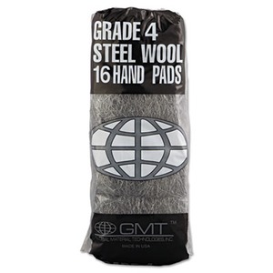 Gmt Industrial-Quality Steel Wool Hand Pads - GMA117007 - Shoplet.com