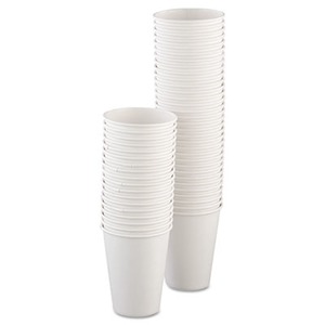 Dart Single-Sided Poly Paper Hot Cups - SCC412WN - Shoplet.com