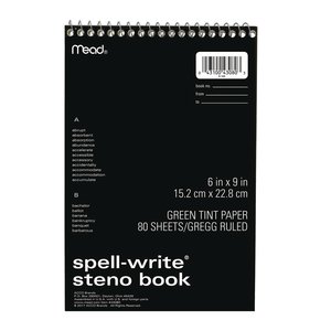 Mead Spell-Write Wirebound Steno Pad - MEA43080 - Shoplet.com