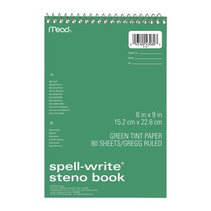 Mead Spell-Write Wirebound Steno Pad - MEA43080 - Shoplet.com