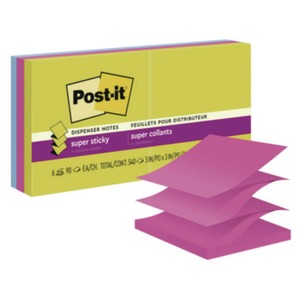 Post-it Pop-Up Notes Summer Joy Collection Colors - MMMR3306SSJOY ...