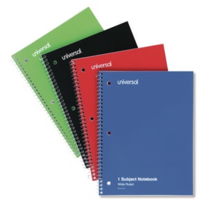 Universal Wirebound Notebook - UNV66624 - Shoplet.com
