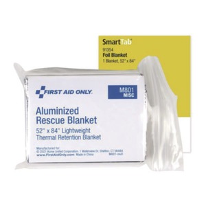 FIRST AID ONLY, INC. SmartCompliance Aluminized Rescue Blanket ...