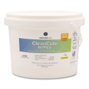 Wexford Labs CleanCide Disinfecting Wipes - WXF3130B400DEA - Shoplet.com