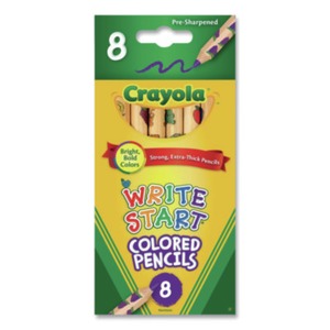 Crayola Write Start Colored Pencils - CYO684108 - Shoplet.com