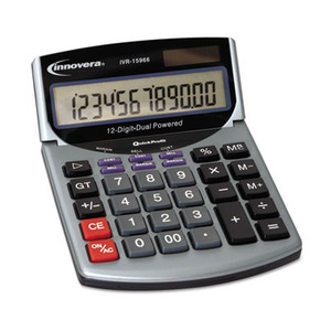 Innovera 15966 Minidesk Calculator - IVR15966 - Shoplet.com
