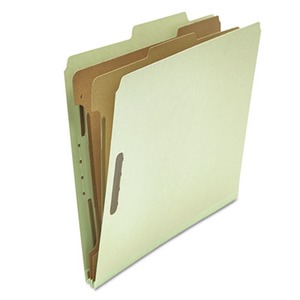 Universal Six--Section Pressboard Classification Folders - UNV10273 ...