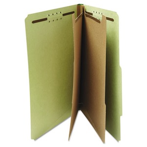 Universal Six-Section Pressboard Classification Folders - UNV10271 ...