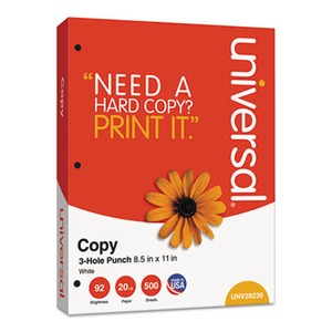 Universal Copy Paper - UNV28230 - Shoplet.com