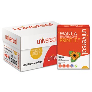 Universal 30% Recycled Copy Paper - UNV20030 - Shoplet.com