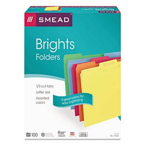 Smead Colored File Folders - SMD11943 - Shoplet.com