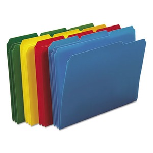 Smead Top Tab Poly Colored File Folders - SMD10500 - Shoplet.com