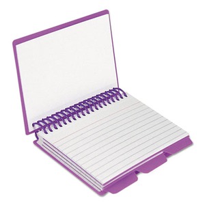 C-line Spiral Bound Index Card Notebook - CLI48750 - Shoplet.com