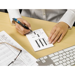 Post-it Grid Notes - MMM660SSGRID - Shoplet.com