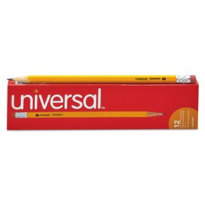 Universal 2 Woodcase Pencil - UNV55400 - Shoplet.com