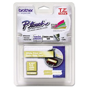 Brother TZ Standard Adhesive Laminated Labeling Tape - BRTTZEMQ835 ...