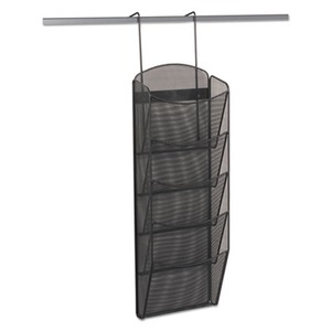 Safco Onyx Mesh Literature Rack - SAF5578BL - Shoplet.com