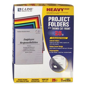 C-line Poly Project Folders - CLI62130 - Shoplet.com