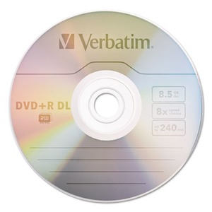 Verbatim DVDR Dual Layer Recordable Disc - VER96542 - Shoplet.com