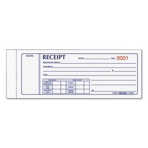 Rediform Receipt Book - RED8L802 - Shoplet.com