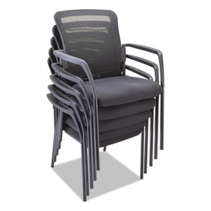 Alera Mesh Guest Stacking Chair - ALEEL4314 - Shoplet.com