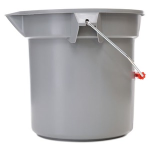 Rubbermaid 14 Quart Round Utility Bucket - RCP261400GY - Shoplet.com