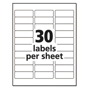 Avery Matte Clear Easy Peel Mailing Labels w/ Sure Feed Technology ...