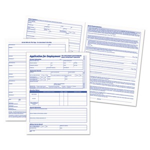 Tops Comprehensive Employee Application Form - TOP3288 - Shoplet.com