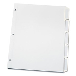 Oxford Custom Label Tab Dividers with Self-Adhesive Tab Labels ...