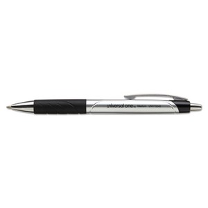 Universal Comfort Grip Ballpoint Pen - UNV15540 - Shoplet.com