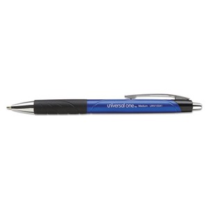 Universal Comfort Grip Ballpoint Pen - UNV15541 - Shoplet.com