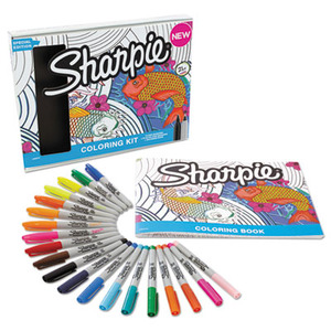 Sharpie Adult Coloring Kit - SAN1989554 - Shoplet.com