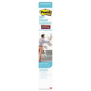 Post-it Dry Erase Surface with Adhesive Backing - MMMDEF3X2 - Shoplet.com