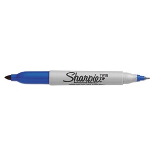 Sharpie Twin-Tip Permanent Marker - SAN32003 - Shoplet.com