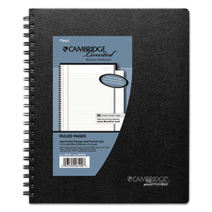 Mead Hardbound Notebook w/ Pocket - MEA06100 - Shoplet.com