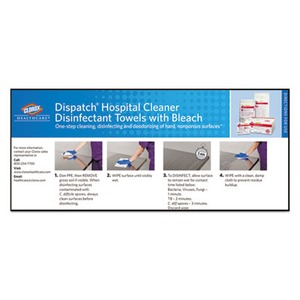Clorox Dispatch Cleaner Disinfectant Towels - CLO69150 - Shoplet.com