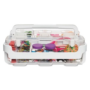 Deflect-o Stackable Caddy Organizer w/ S - DEF29003 - Shoplet.com