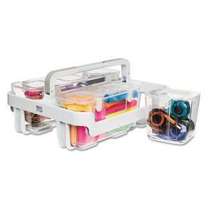 Deflect-o Stackable Caddy Organizer w/ S - DEF29003 - Shoplet.com