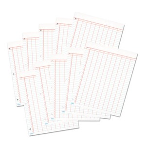 Tops Data Pad w/Numbered Column Headings - TOP3619 - Shoplet.com