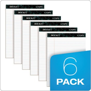 Tops Docket Ruled Perforated Pads - TOP63416 - Shoplet.com