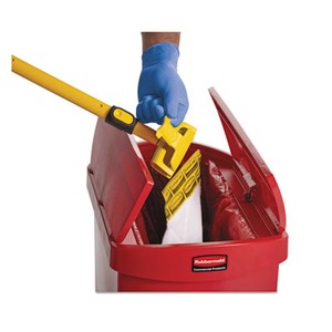 Rubbermaid Biohazard Spill Mop Pads - RCP2017060 - Shoplet.com