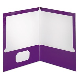 Oxford Two-Pocket Laminated Folder - OXF5049526 - Shoplet.com
