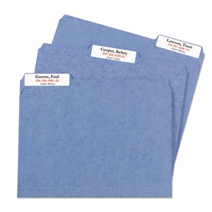 Avery Extra-Large TrueBlock File Folder Labels with Sure Feed ...