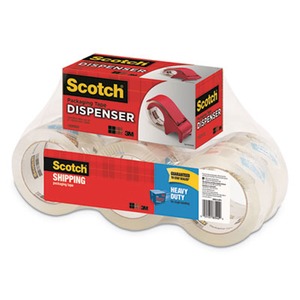 Scotch-brite 3850 Heavy-Duty Packaging Tape with DP300 Dispenser ...