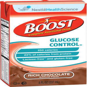 Nestle Boost Glucose Control Nutritional Chocolate Flavor 8 oz. Brik ...
