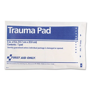FIRST AID ONLY, INC. SmartCompliance Trauma Pad - FAOFAE5012 - Shoplet.com